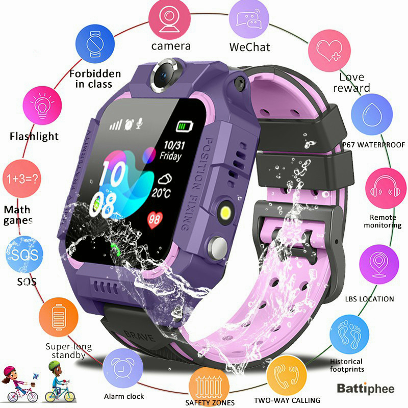 Q12 /Q19 Kids Smartwatch With Camera Jam Pintar Kanak-kanak Anti-Lost ...