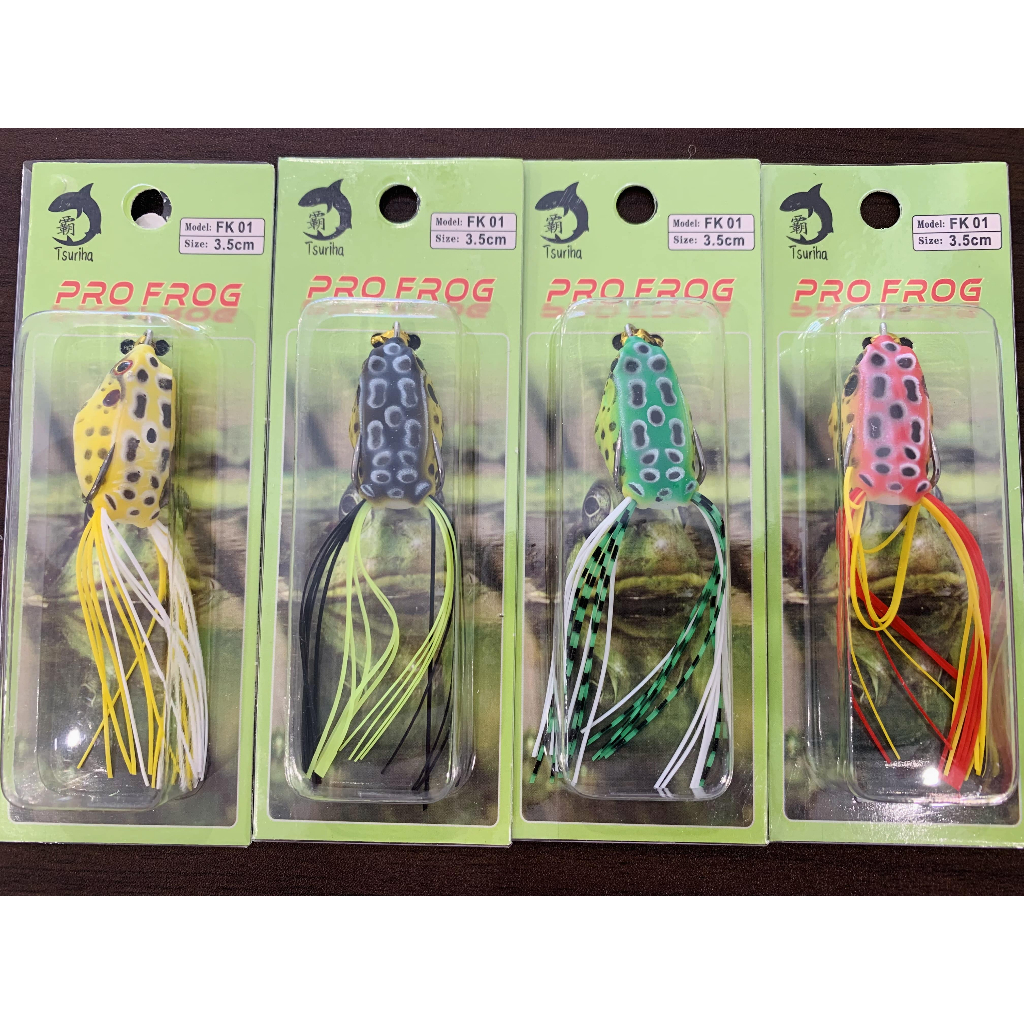 TSURIHA Soft Frog Snakehead Killer Topwater Fishing Lures Ikan Haruan ...