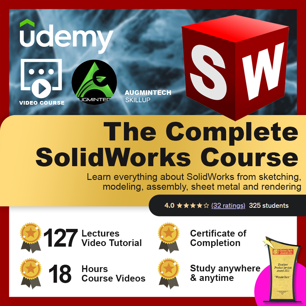 [Video Course] The Complete SolidWorks Course ( 127 Lectures, 18 hours+ ...