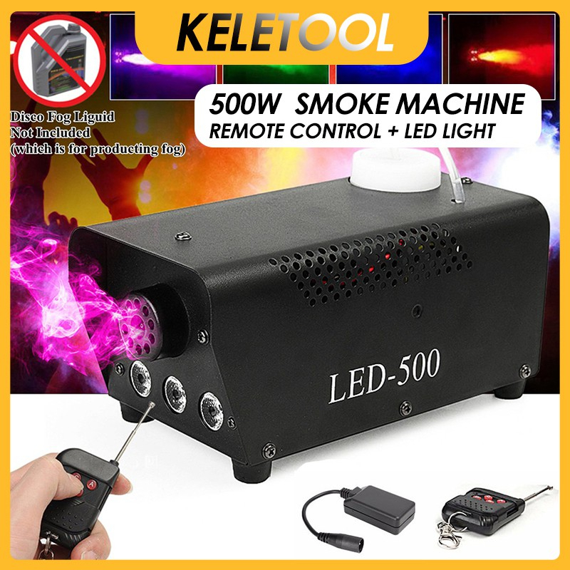 smoke fog machine stage fogging machine 500W Disco KTV Remote Control ...
