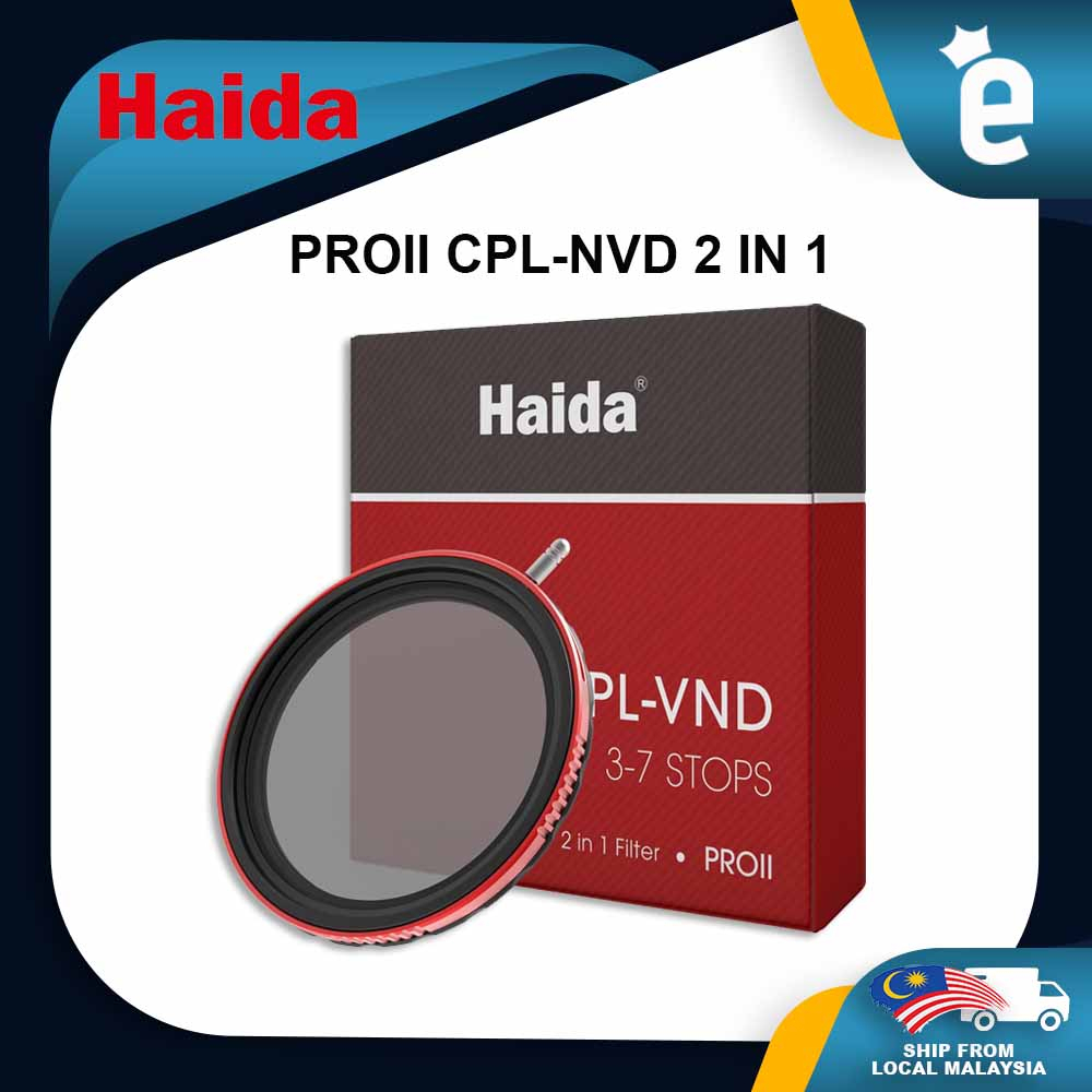 Haida 2 in 1 CPL + VND Filter for Camera Pro II Multi-Coating Circular ...