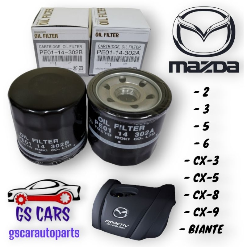 Mazda SkyActiv Petrol Engine Oil Filter 2/3/5/6/cx3/cx5/cx8/cx9/biante ...