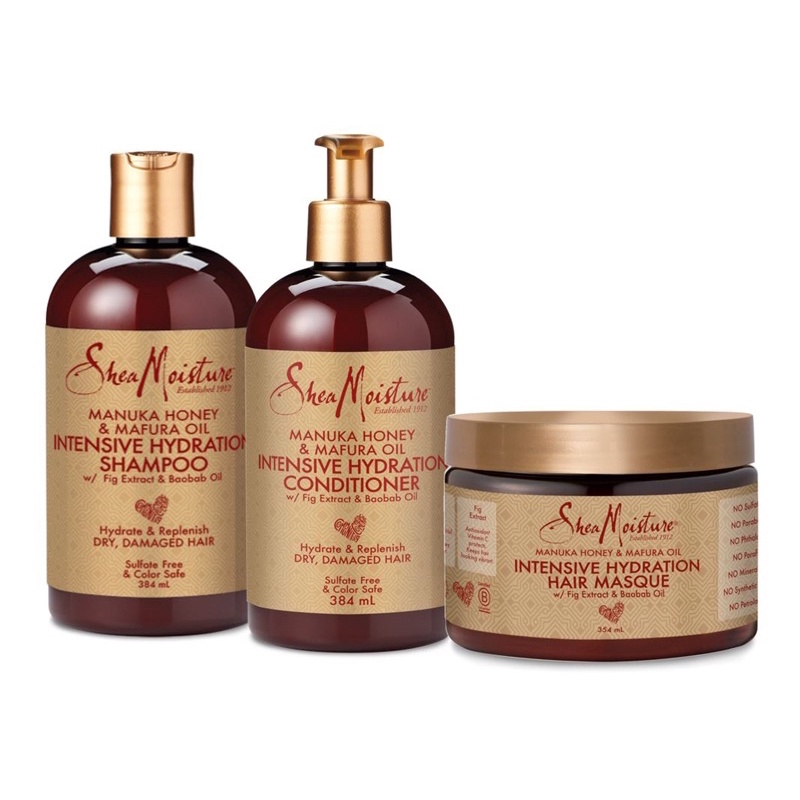 SheaMoisture Manuka Honey & Mafura Oil Shampoo , Conditioner & Hair ...