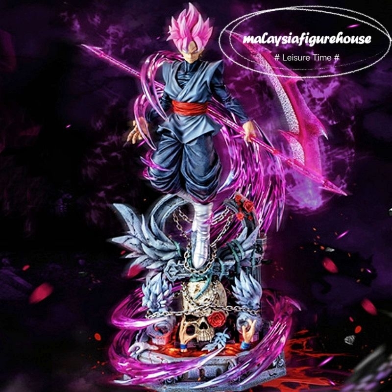 🔥READY STOCK🔥55CM DRAGON BALL YUNQI PINK GOKU ZAMASU LIGHT UP FIGURE ...