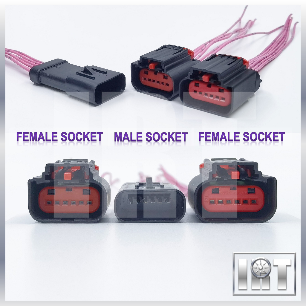 6 Pin Mass Air Flow Socket Ranger Ford BT50 Mazda Sensor Throttle MAF ...