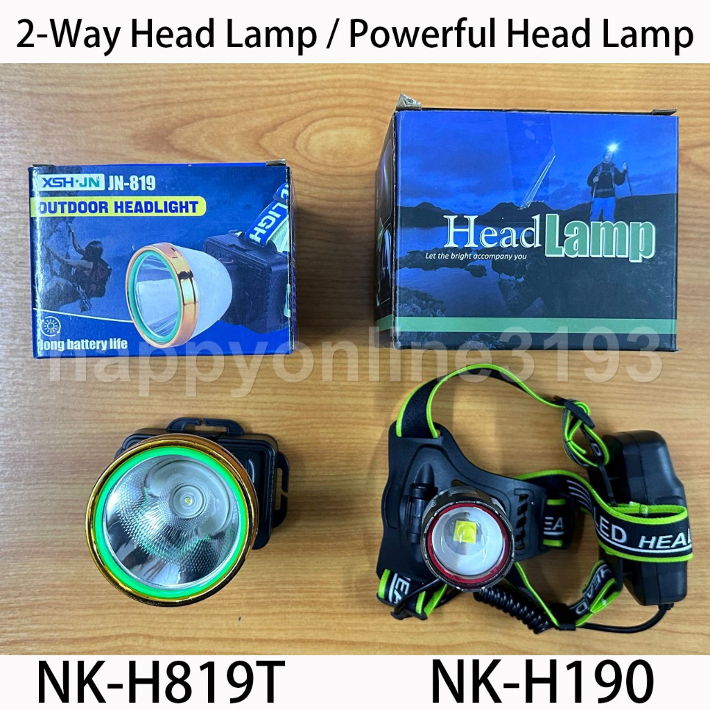 2-Way Rechargeable Headlamp/Powerful Rechargeable Headlamp Fishing ...