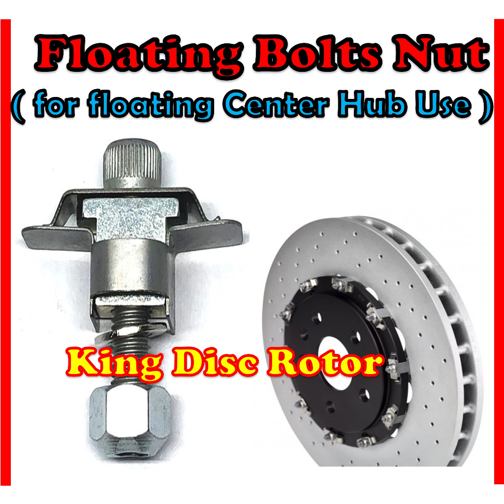 Brembo AP Racing Floating Bolt Nut Center Hub Bracket Center Bell Pre ...