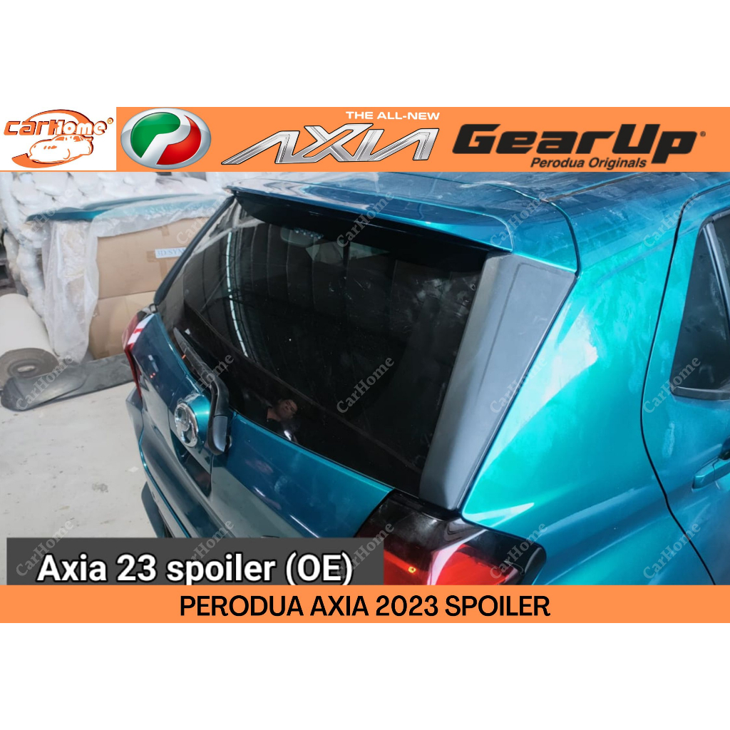 Perodua Axia 2023 2024 Gear Up Spoiler With Paint🔥READY STOCK🔥 2017 ...