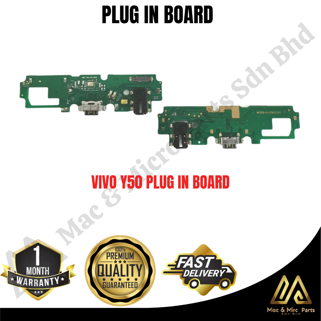 VIVO Y50 CHARGING BOARD PLUG IN BOARD ( READY STOCK ) | Shopee Malaysia