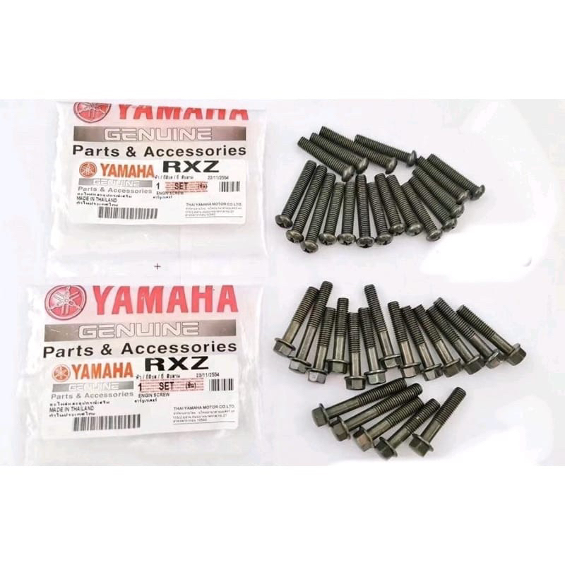 Skru Enjin Rxz Complate 💯 hijau Catalyzer dan Mili | Shopee Malaysia