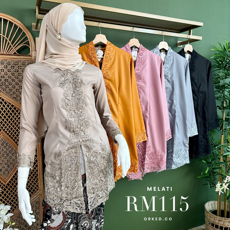 KEBAYA MELATI BY BUTIK ORKED.CO | Shopee Malaysia