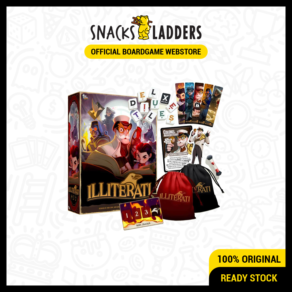 [Snacks & Ladders] Illiterati Deluxe Edition (EN) (KICKSTARTER ...