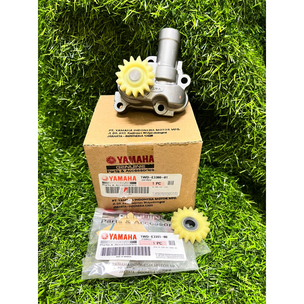 YAMAHA R25 V1 OIL PUMP ASSY + OIL PUMP IDLE GEAR 100% HLY | Shopee Malaysia