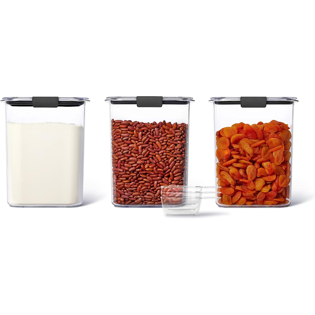 Rubbermaid 9-Piece Brilliance Food Storage Containers for Pantry with ...