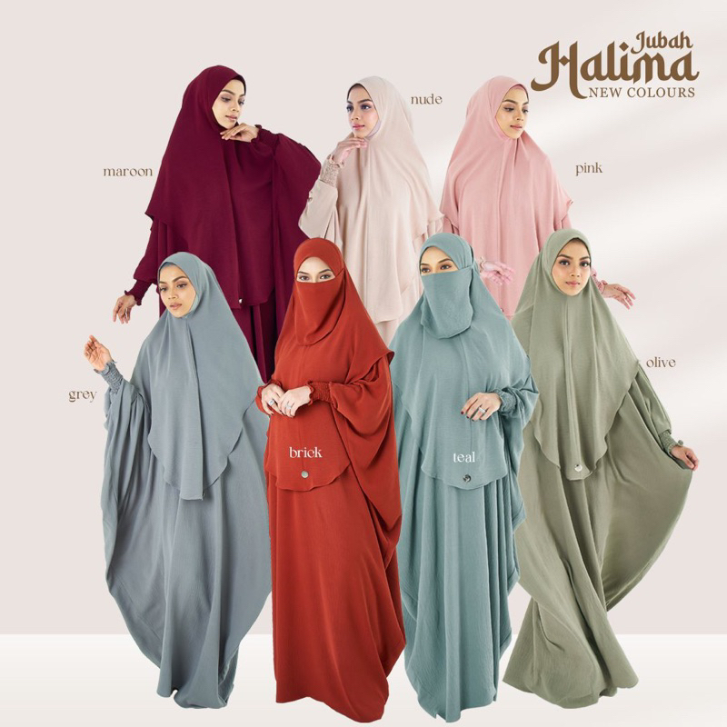 SET HALIMA NUNHA BY NEELOFA | Shopee Malaysia