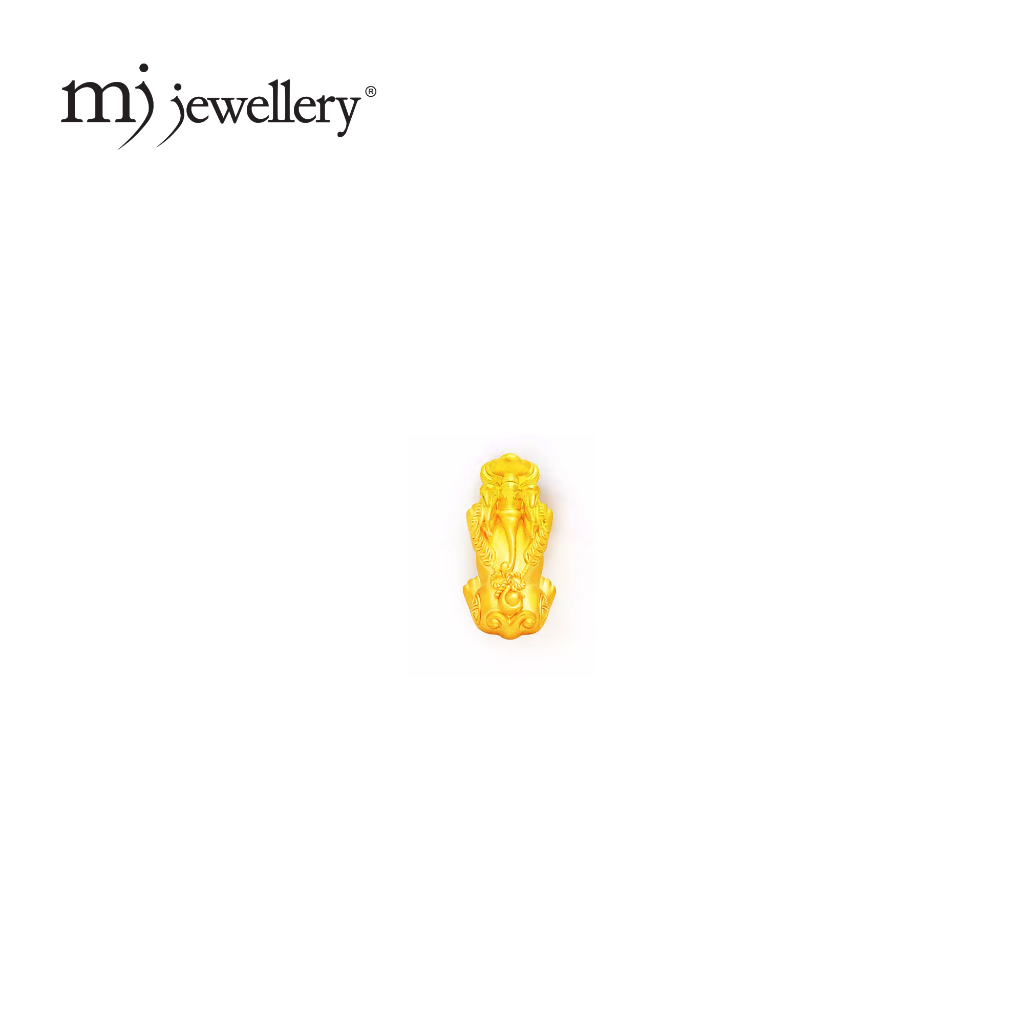 MJ Jewellery 3D 999.9/24K Pure Gold Pixiu (0.20 gram ±) | Shopee Malaysia