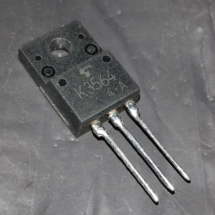 (2610) K3564 K3564 K3564 3A 900V N-CHANNEL MOSFET TO-220F | Shopee Malaysia