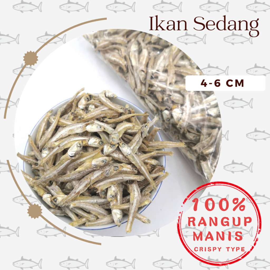 150g Ikan Bilis Sedang Grade 5A Saiz M Mata Biru Premium 100% Langkawi ...