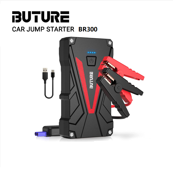 BUTURE BR300 800A 12800mAh Car Jumper Starter Car Booster Power Bank ...