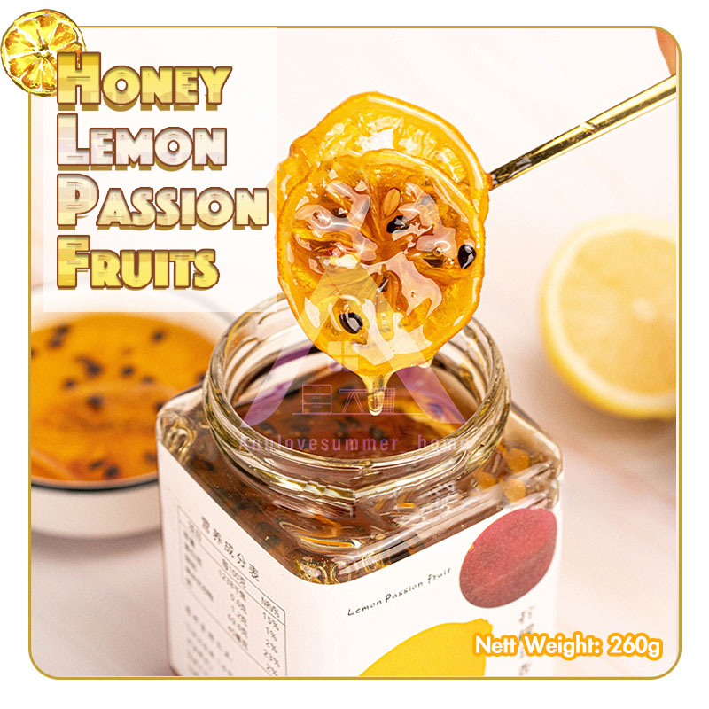 【𝗔𝗦𝗛】(500G) 100% ️PURE HONEY LEMON PASSION FRUITS🍯🍋 PASTE HONEY TEA ...