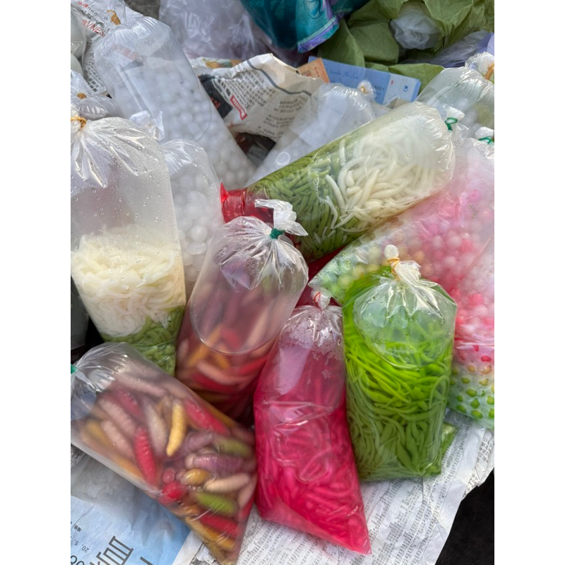 500G CENDOL HIJAU / BUAH KABUNG/ LOCONG PINK / SAGU | Shopee Malaysia