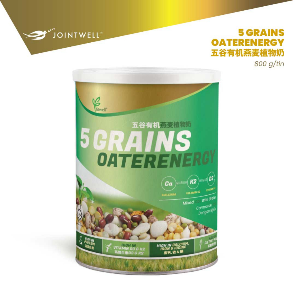5 GRAINS OATERENERGY 五谷有机燕麦植物奶【800g】 | Shopee Malaysia