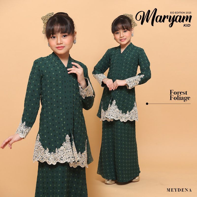 Kebaya Maryam Kid Part I | Kebaya Lace Kid | Kebaya Kid Raya | Kebaya ...