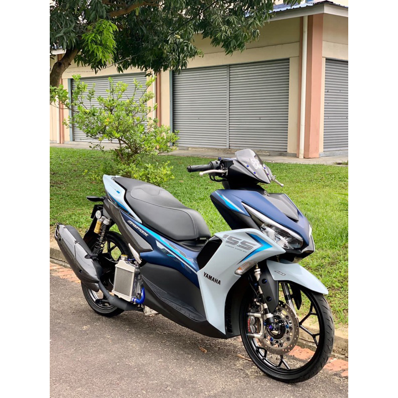 COVERSET AEROX SILVER STAR 2023 | Shopee Malaysia