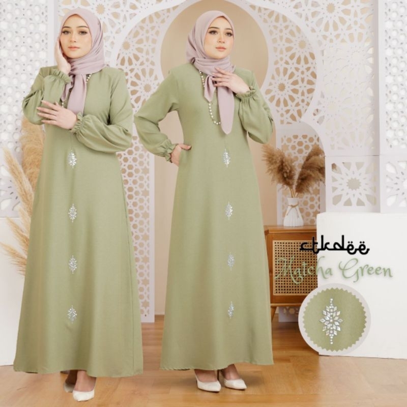 Sage & Soft Dull Green READY STOCK Kurung Moden Jubah Kaftan from S to Plussize 3XL | Shopee ...