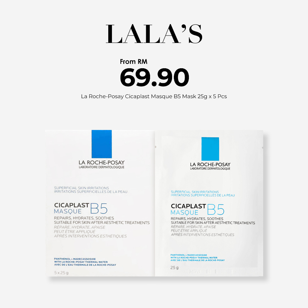 La Roche-Posay Cicaplast Masque B5 Mask 25gx 5Pcs | Shopee Malaysia