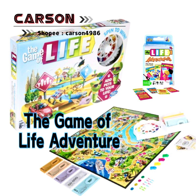 The Game of Life Adventure Games Family Party Board Game Toys for Boys ...