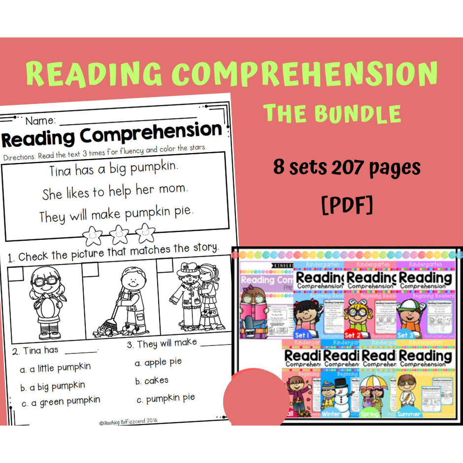A141 – [PDF] Kindergarten Reading Comprehension Passages and Questions ...