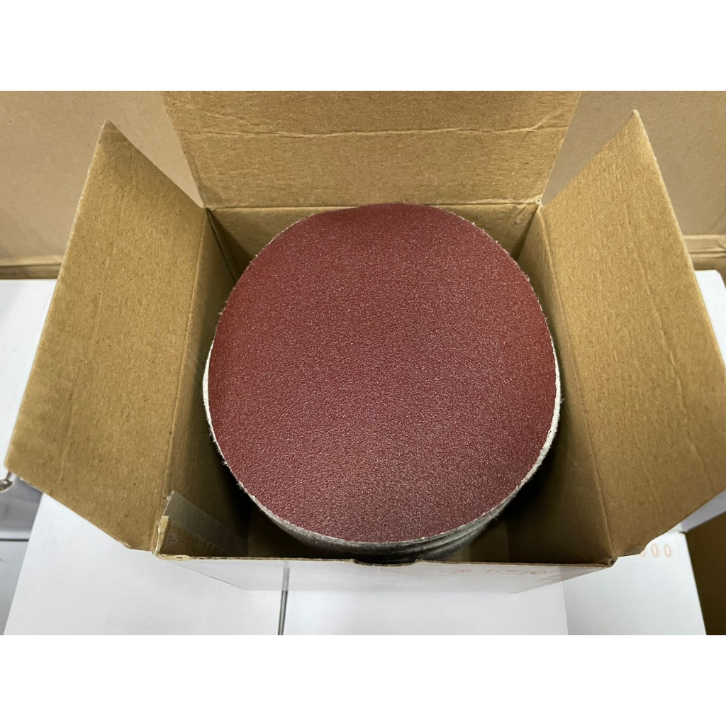 5 Inch (125mm) Sanding Disc Abrasive Red Flocking Velcro Sand Paper ...