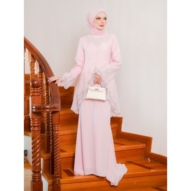 HIJABISTAHUB FAHARA DRESS LABUH FISHTAIL BAJU NIKAH / BAJU TUNANG ...
