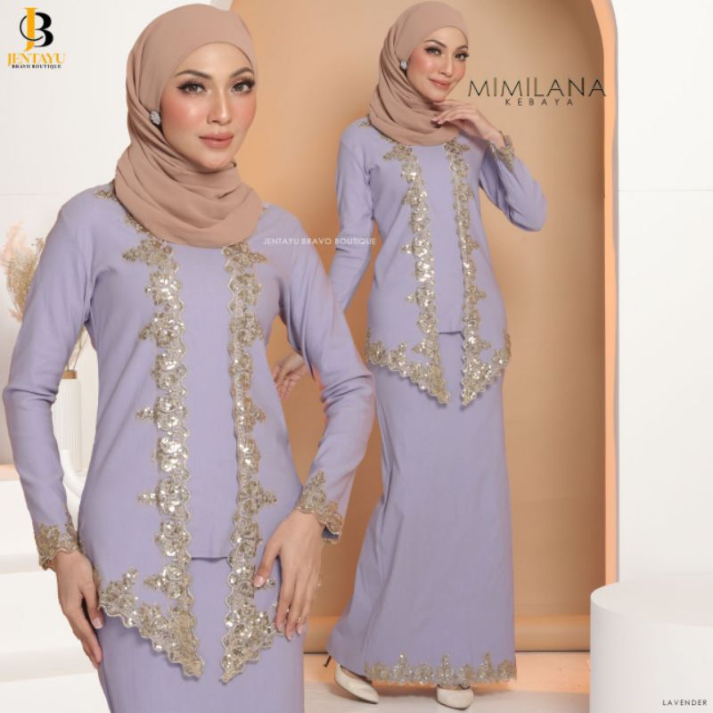 READY STOCK MIMILANA MINI KEBAYA SLIM FITT SIZE S M L XL | BAJU KEBAYA ...