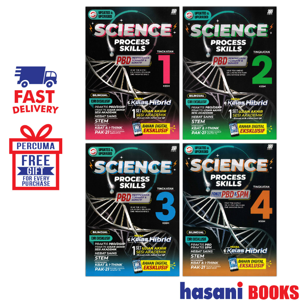 Hasani Sasbadi Science Process Skills PBD Dwibahasa Tingkatan 1-5 ...