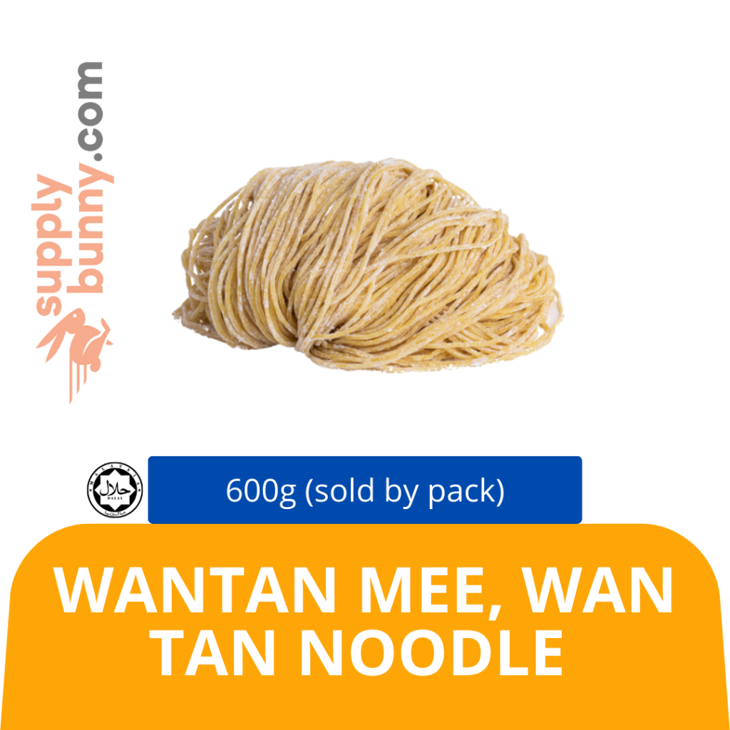 Wantan Mee, Wan Tan Noodle 600g/pack (sold per pack) | Shopee Malaysia