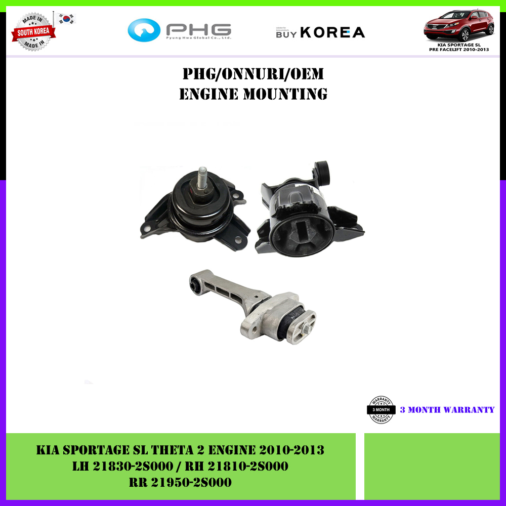 Kia Sportage SL THETA II Engine 2010-2013 Oem Engine Mounting (LH 21830 ...