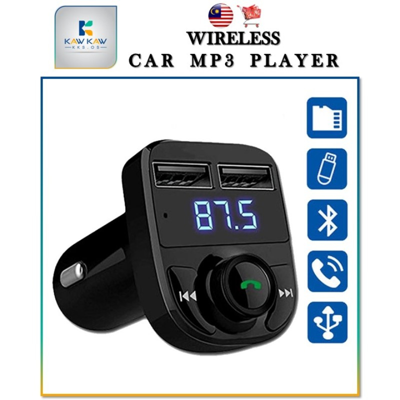 𝐊𝐊𝐒 𝐖𝐢𝐫𝐞𝐥𝐞𝐬𝐬 𝐂𝐚𝐫 𝐌𝐏𝟑 𝐏𝐥𝐚𝐲𝐞𝐫 🚚 Dual USB 3.1A Quick Charge Bluetooth For Car Kit Car Audio MP3 ...