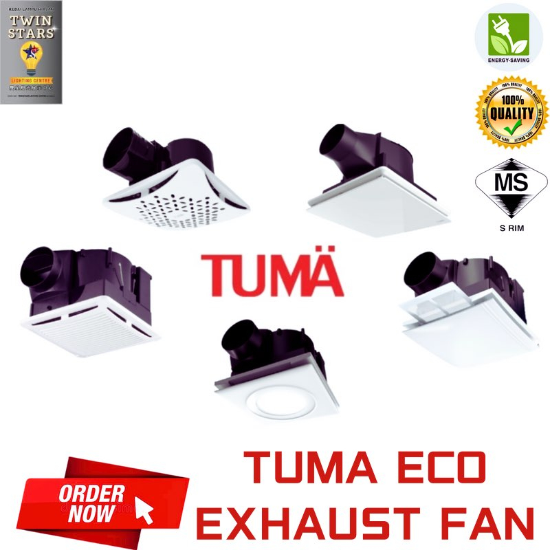 TUMA ECO VENTILATION EXHAUSF FAN SAKURA/BAVARIA/COCO/SUNNYGO/IM25 DC ...