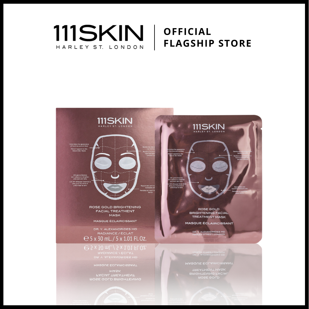 111SKIN Rose Gold Brightening Facial Treatment Mask (5pcs x 30ml) | Shopee Malaysia