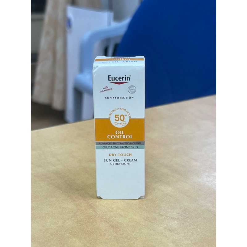 Eucerin Oil Control Mini Sun Gel Cream Dry Touch 5ml SPF50 | Shopee ...