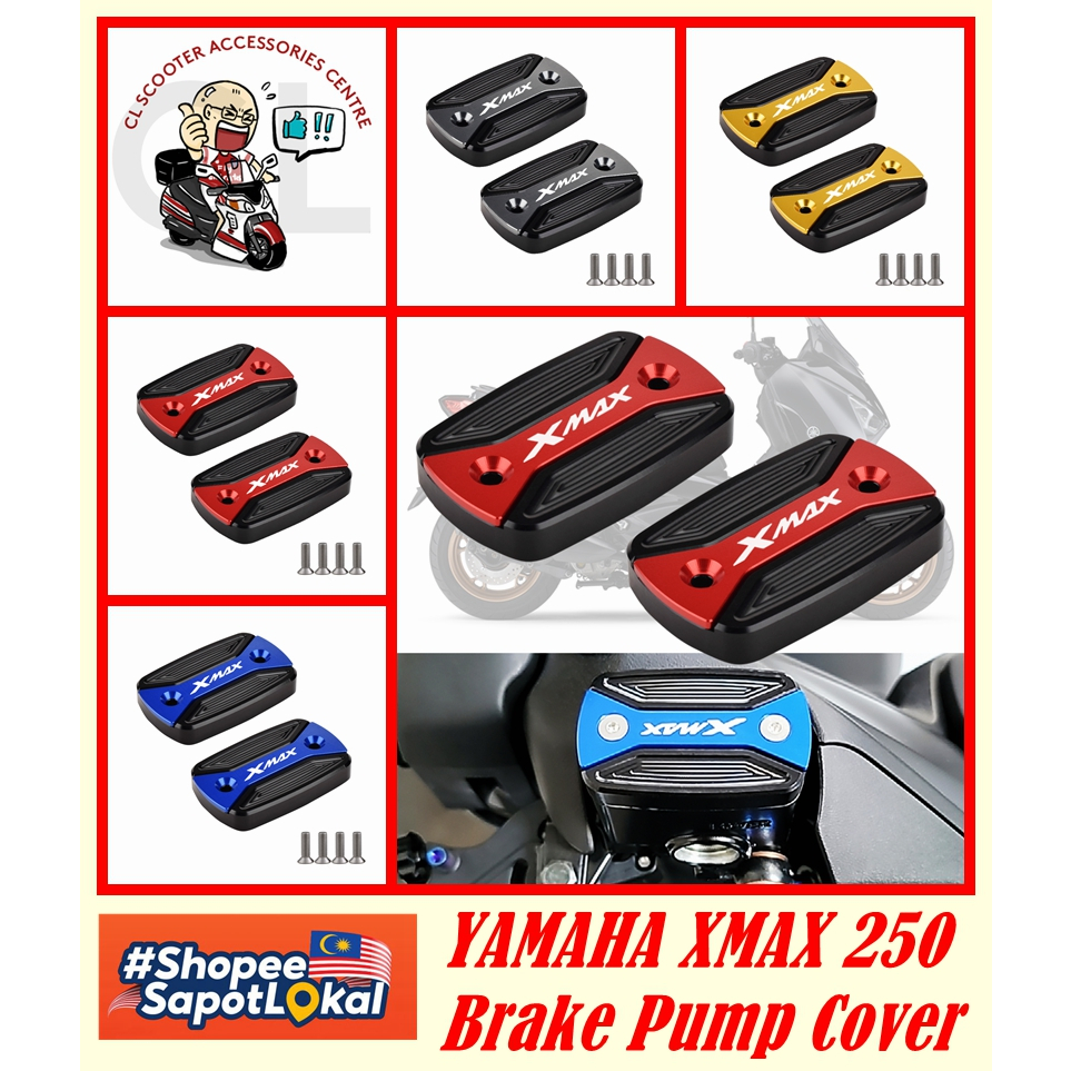 YAMAHA XMAX v2 Brake Fluid Cover Brake Pump Cap Cover Minyak Brake ...