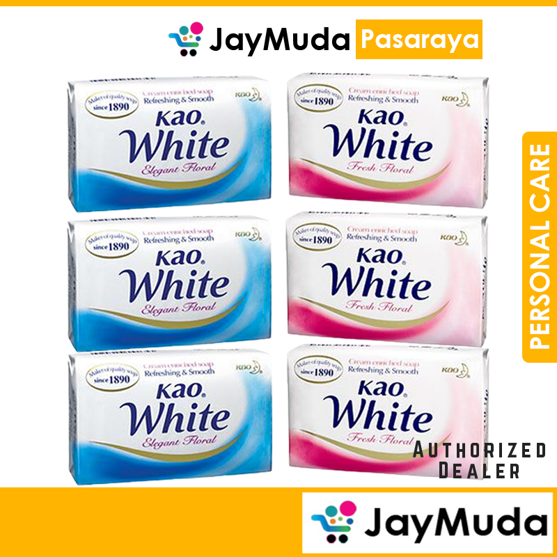 Kao White Elegaant Floral Soap Fresh Floral Cream Enriched Soap130g ...