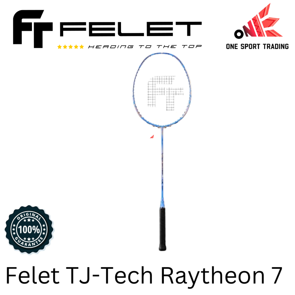 (Ready Stock) Felet TJ-TECH RAYTHEON 7 Badminton Racket (Free String ...