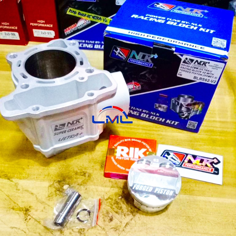 NLK Racing Ceramic Block V2 Ultra+ RS150 62mm 63mm 65mm With Forged ...