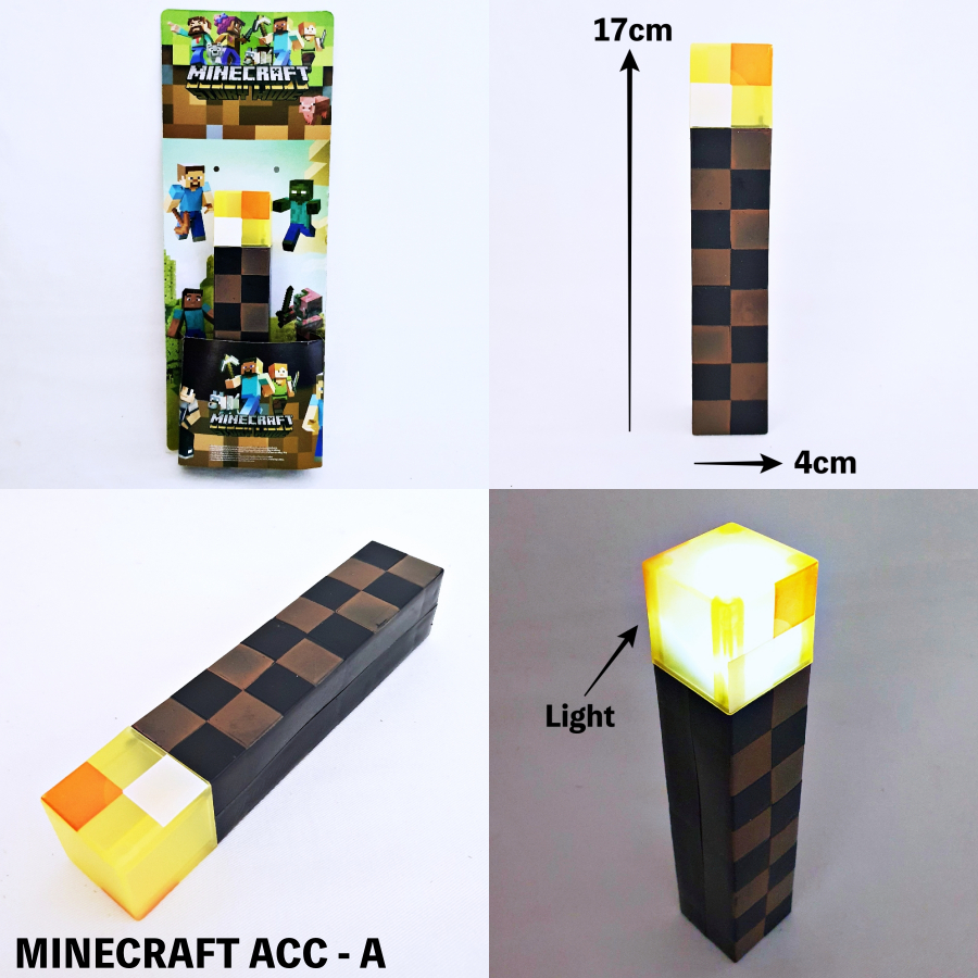 MY WORLD MINECRAFT ACTION FIGURE ACCESSORIES TOY KIDS PLAY SET | Shopee ...