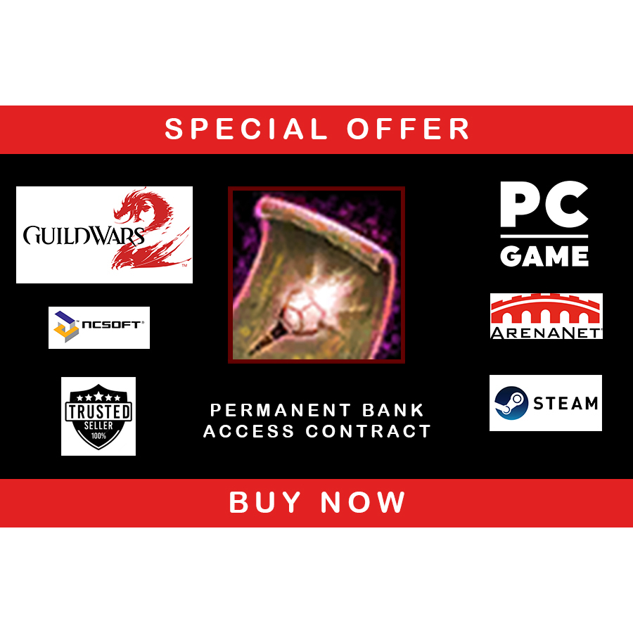 Guild Wars 2 - Permanent Bank Access Contract - GW2 | Shopee Malaysia