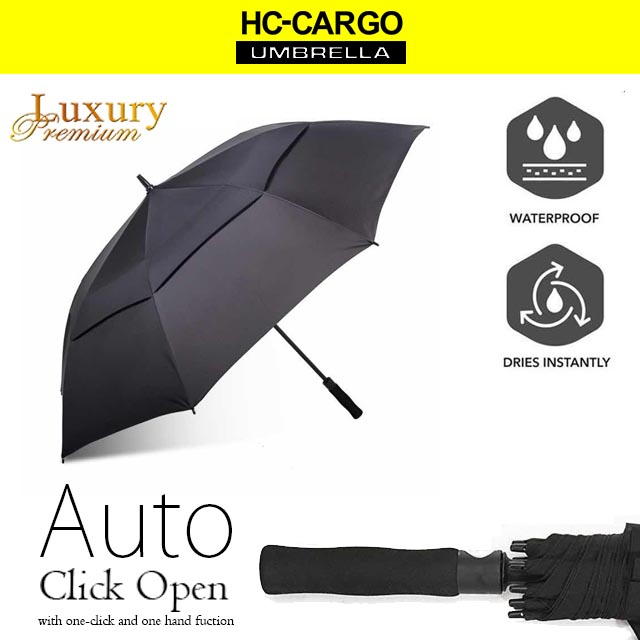 HC-CARGO Big Umbrella Extra Large Golf With Double Layer Anti-Strong ...