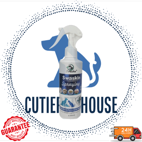 Swache Swaskin Spraying 200ml / Cats Dogs & Small Animals Skin Disease ...